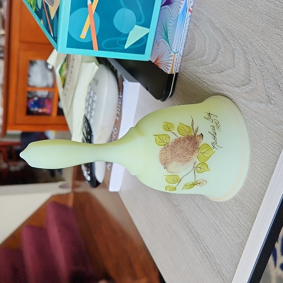 Fenton | Art | Vintage Fenton Yellow Bell Bird 98 Signed | Poshmark